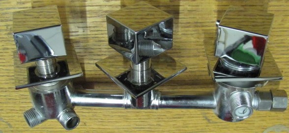 Steam Shower Faucet Valve Set - Square Knobs | Perfect Bath Canada