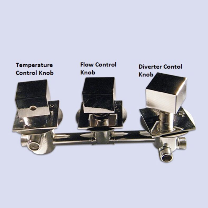 F8 model Steam showers – Square Flow Control / Diverter Faucet Knob ...